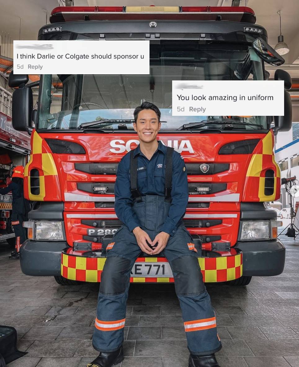 Netizens Are Thirsting Over Tyler Ten’s Firefighter Character In ...