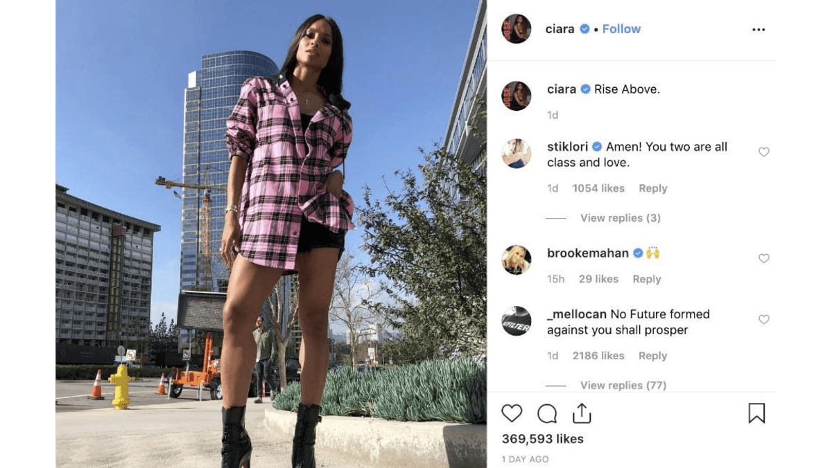 Ciara hits back at Future? - 8days