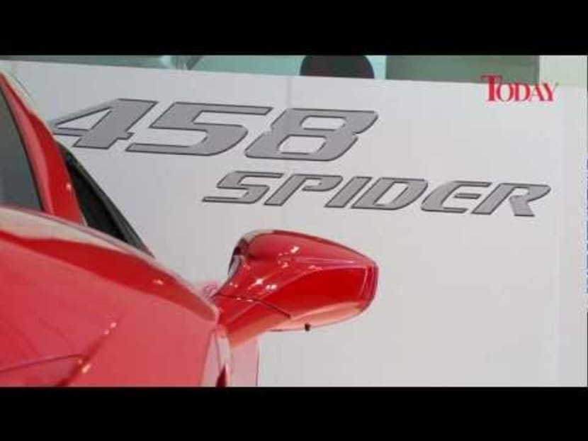 The New Ferrari 458 Spider Sportscar - TODAY