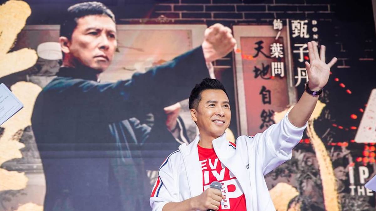 Ip Man star Donnie Yen in Singapore, unveils exhibit featuring films ...