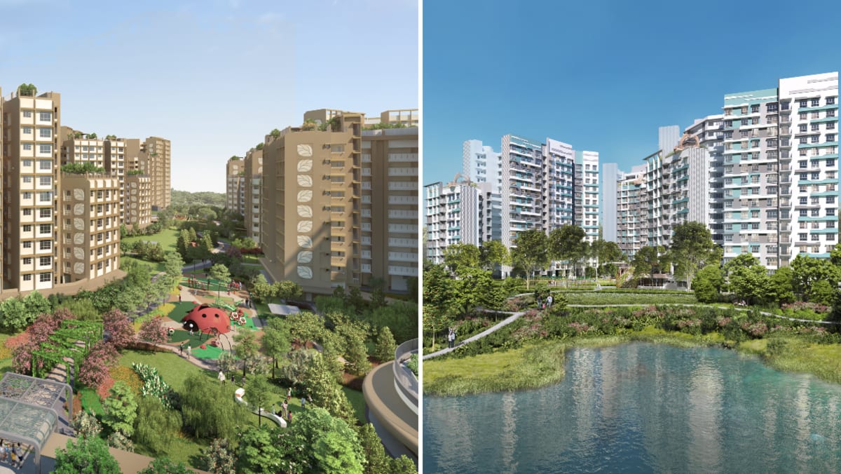 HDB launches over 11,000 flats, including 5,795 BTO units in 5 towns ...