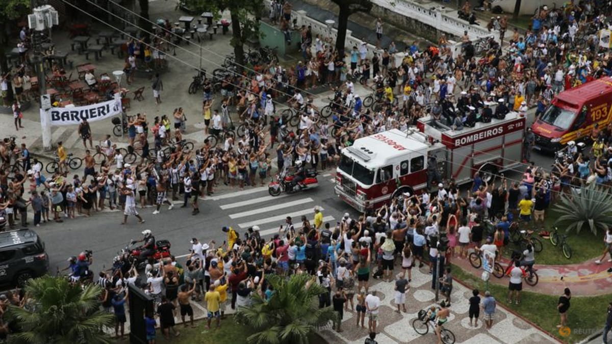 Brazil bids farewell to beloved football star Pele - CNA