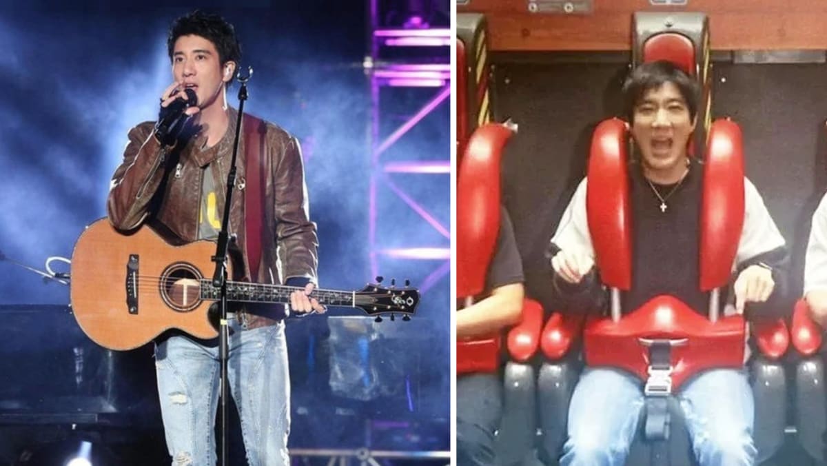 Wang Leehom Spotted At Genting Highlands Theme Park Before Concert - 8days