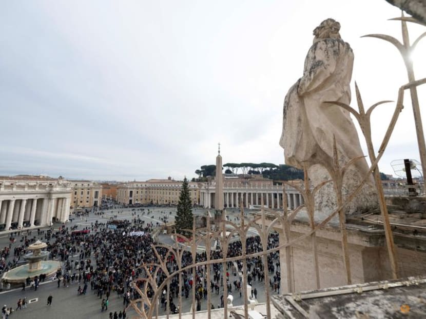 Recovering pope reads prayer from Vatican window, visits Rome church ...