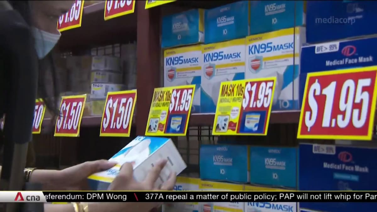 Mask sellers not reducing prices despite further easing of COVID-19 ...