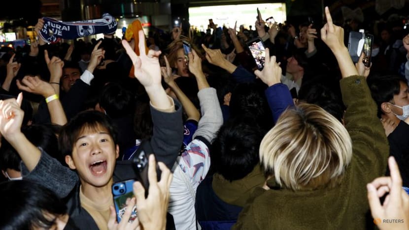 Tears of joy in Japan after nail-biting win over Spain - CNA