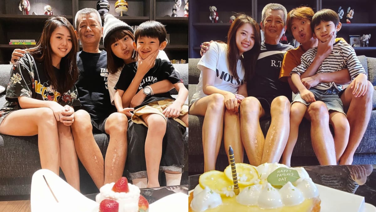 Alien Huang’s Family Recreates Last Photo Together For Dad's 60th ...