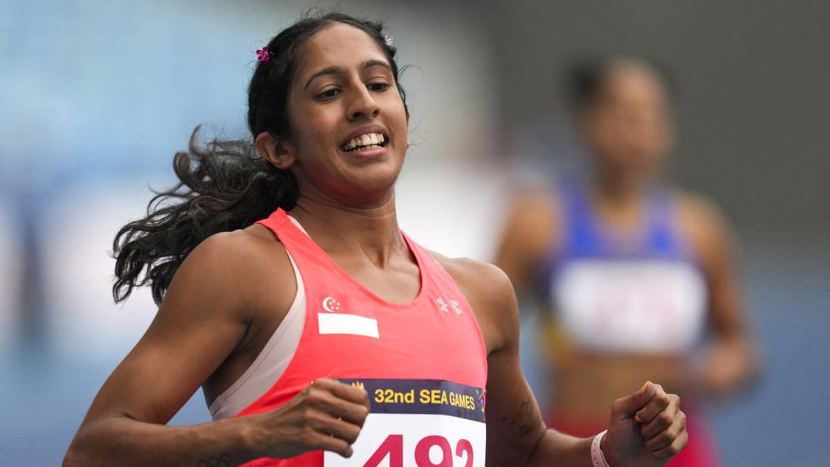 Singapore's Shanti Pereira sets new 100m national record twice in a day ...