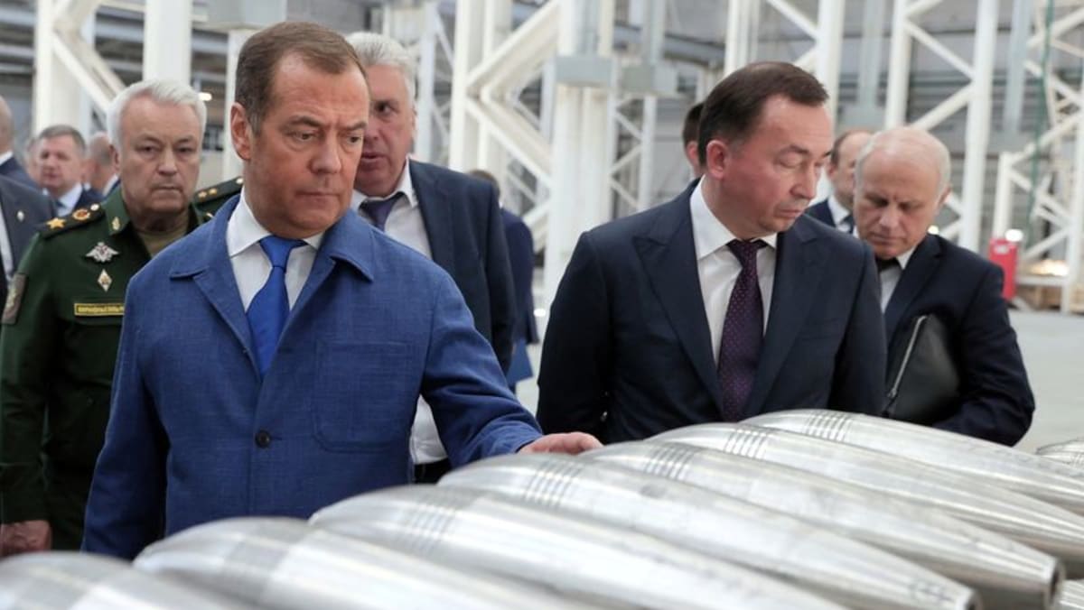 Russia's Medvedev says standoff with West to last decades, Ukraine ...