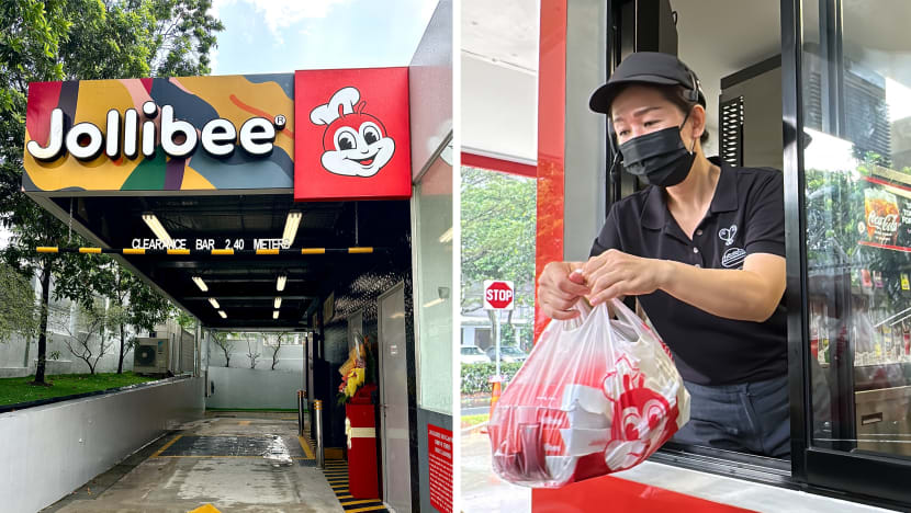 First Look: Jollibee Opens Fast Food Drive-Thru In S’pore - 8days
