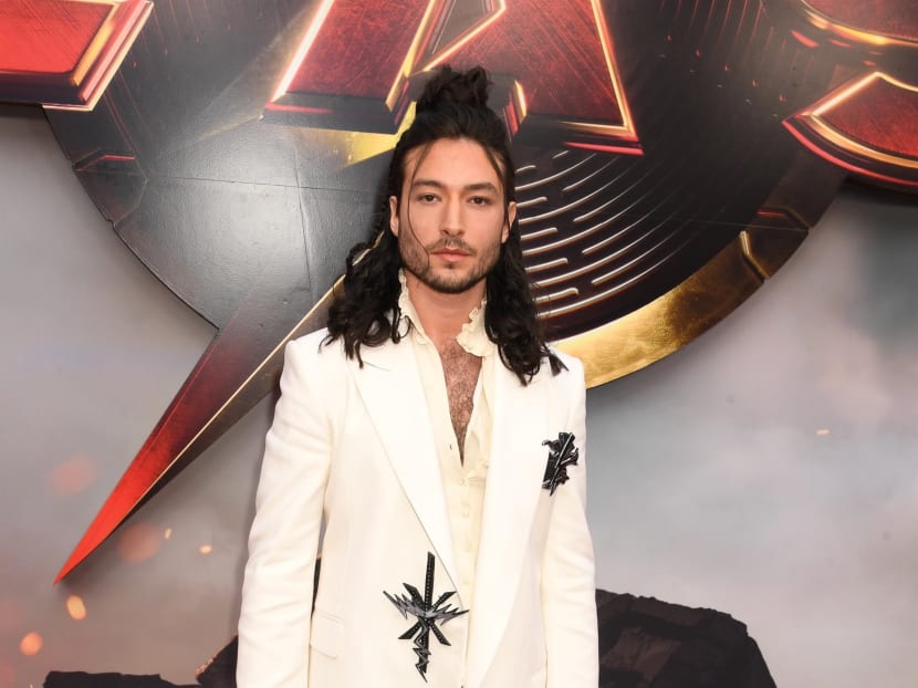 Ezra Miller makes rare public appearance since misconduct allegations ...