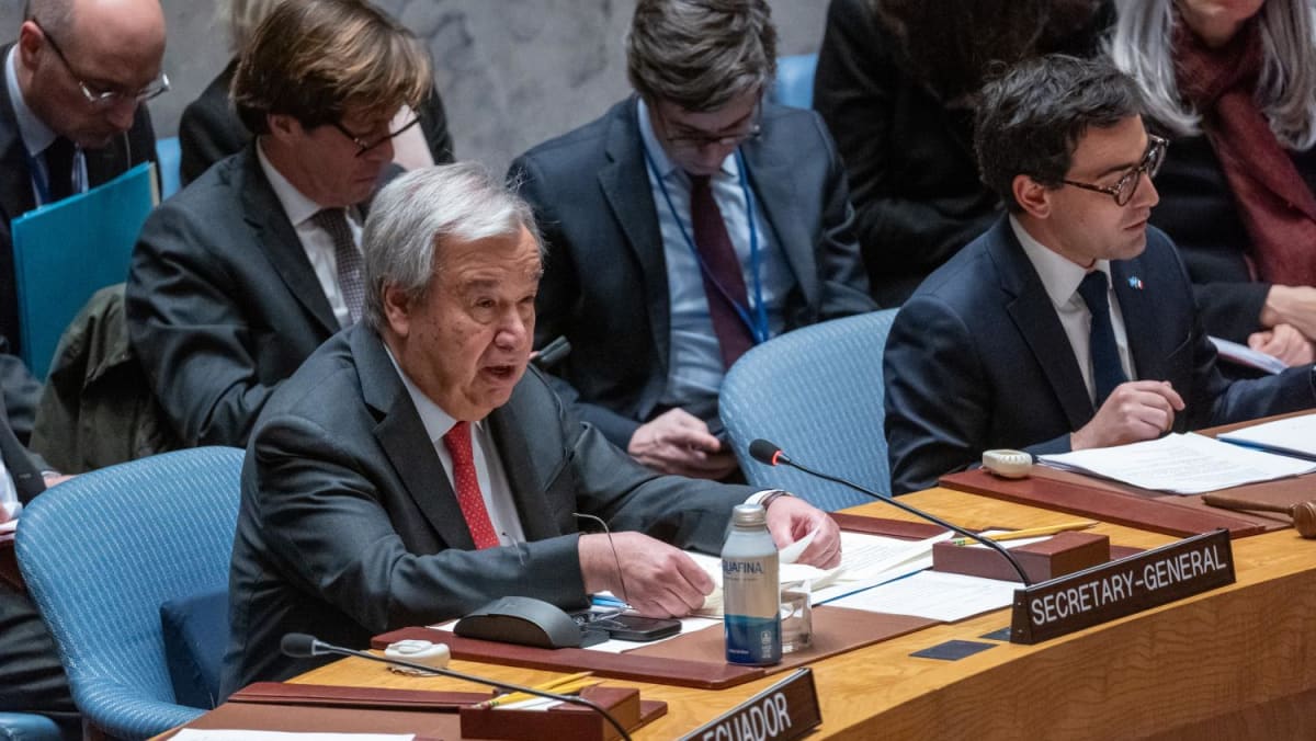 Israeli rejection of two-state solution 'unacceptable': UN chief - TODAY