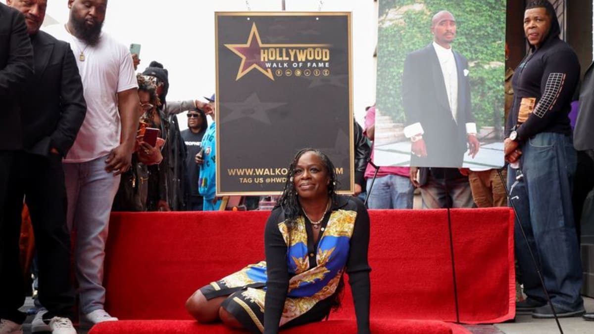 Tupac Shakur honored with posthumous star on Hollywood Walk of Fame - CNA