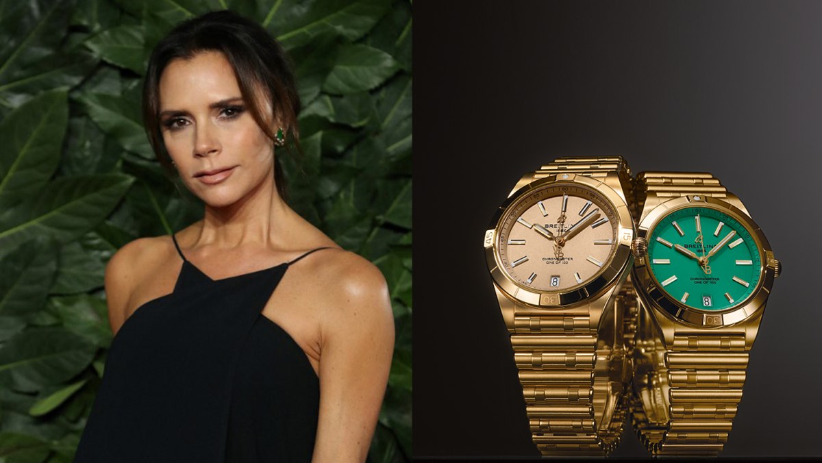 Victoria Beckham collaborates with Breitling for colourful Chronomat ...