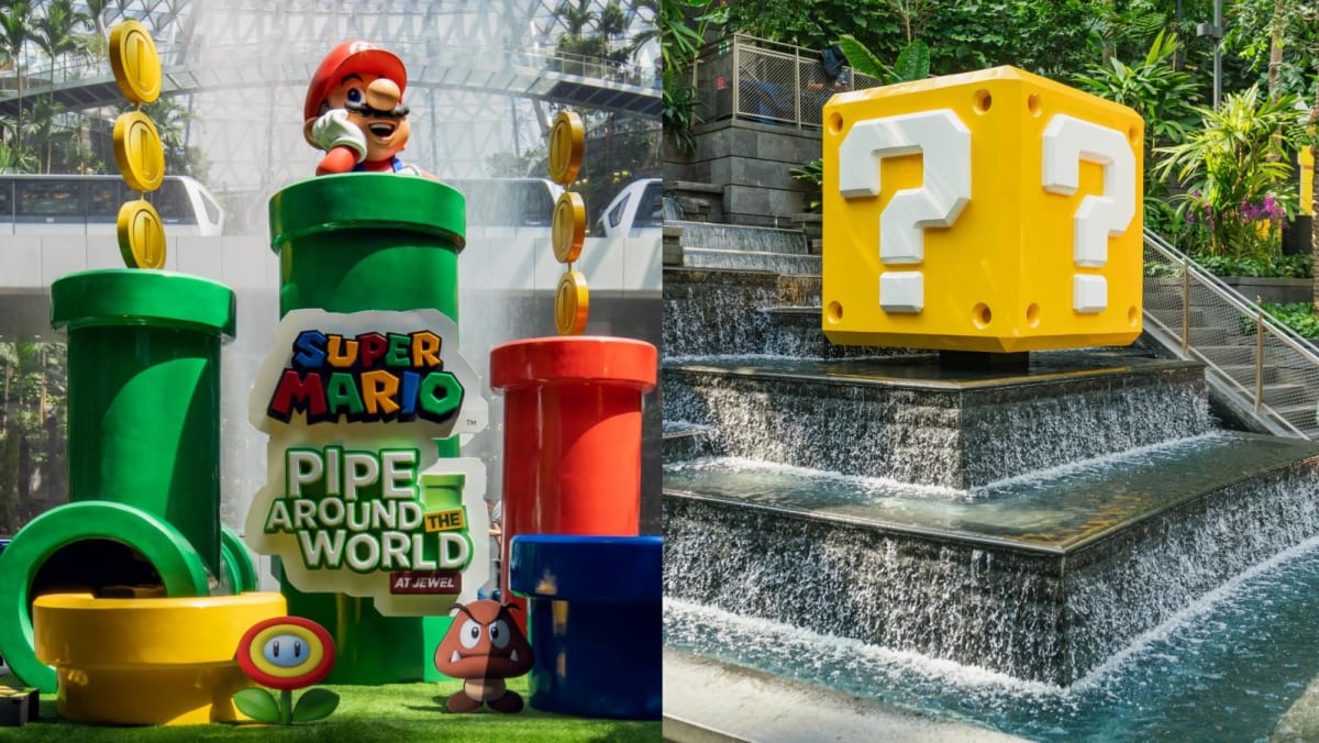 Check out Jewel Changi Airport's Super Mario-themed installations and ...