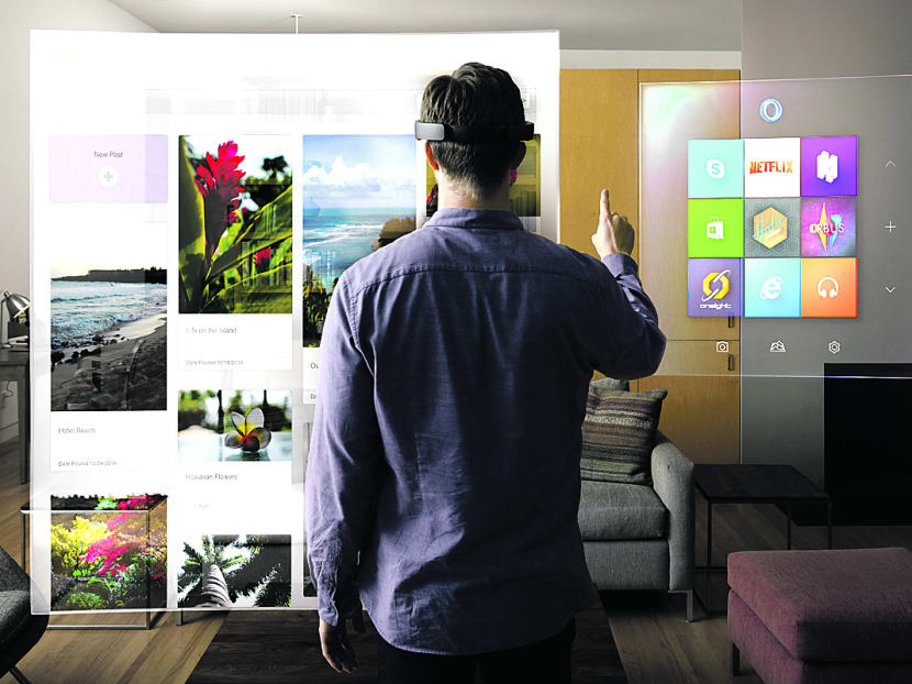 Microsoft’s wearable device makes virtual reality part of daily life ...