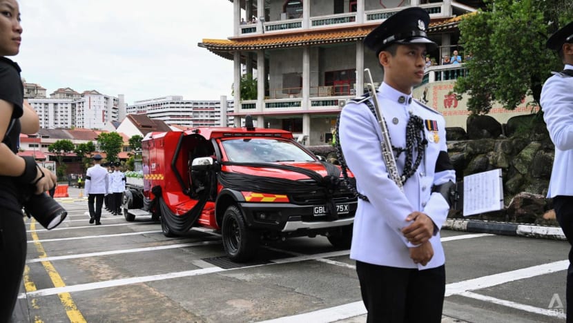 Ceremonial funeral held for fallen SCDF firefighter remembered for ...