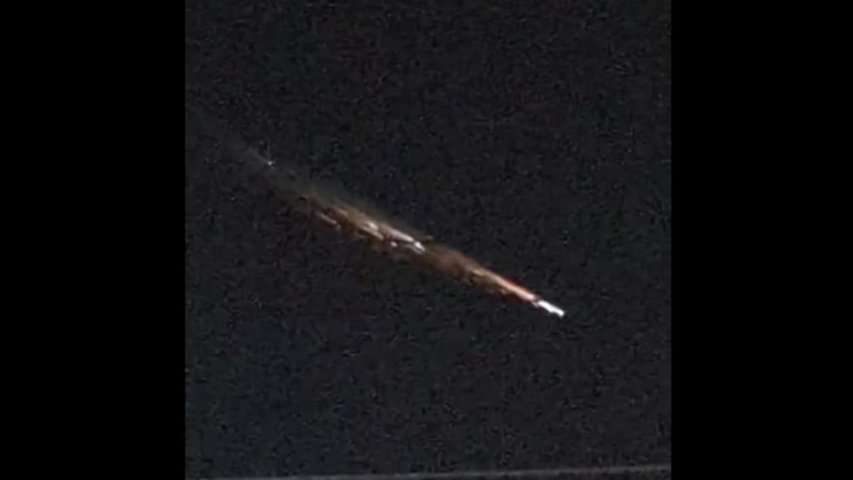 Great balls of fire! 'Rocket debris' lights up Japan night - TODAY