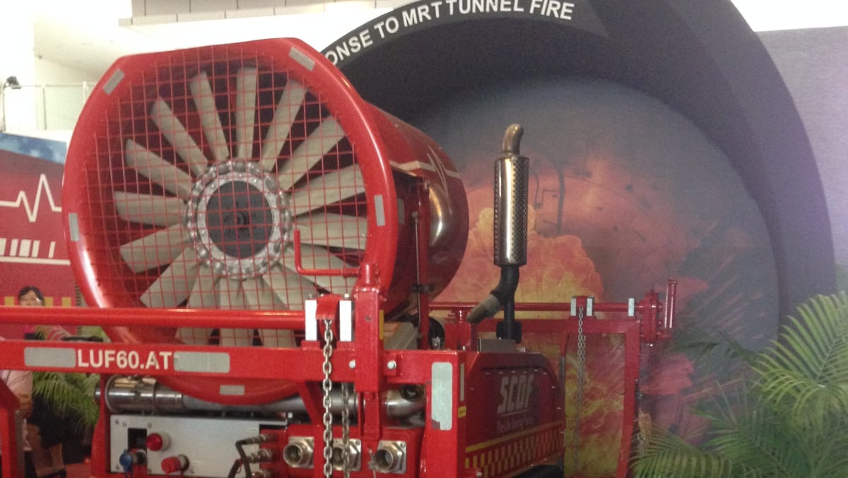 SCDF’s Unmanned Firefighting Machine adapted for operations in MRT ...