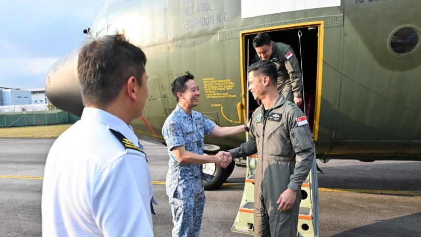 SAF team returns from Gaza airdrop mission after delivering supplies ...