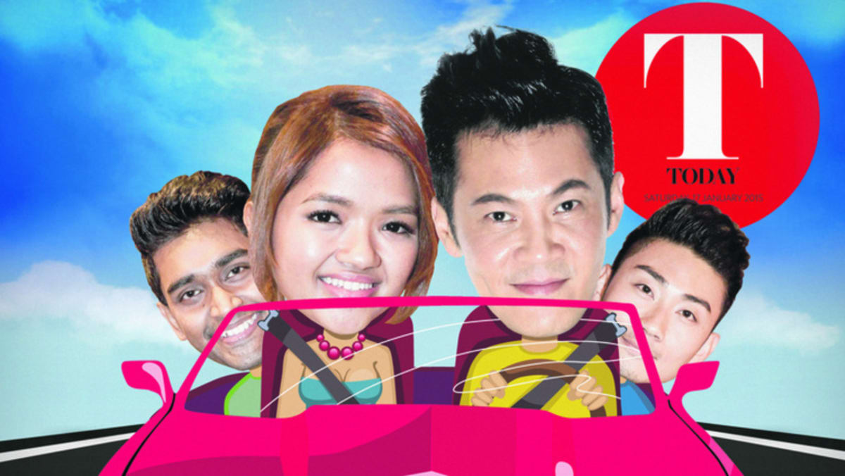 Pimpin’ their ride: Terence Cao, Shabir, Farisha and Alfred Sim - TODAY