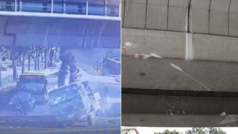 Pemandu treler didenda, dilarang memandu selepas lupa turunkan lengan ...