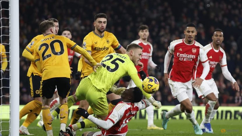Arsenal beat Wolves to go four points clear at top - CNA