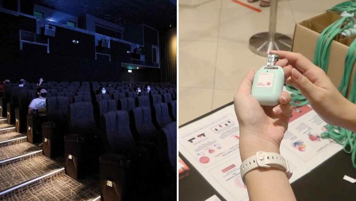 Compulsory use of TraceTogether app or token at cinemas from Nov 16 - TODAY Compulsory use of TraceTogether app or token at cinemas from Nov 16 - TODAY