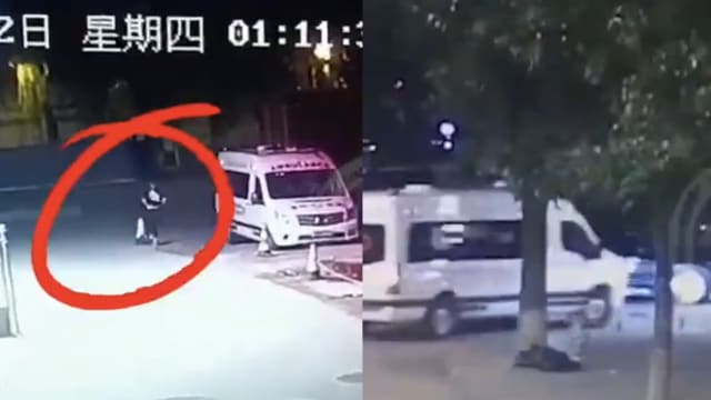 山西男子醉酒开走救护车 停路旁睡觉被交警发现 - 8world