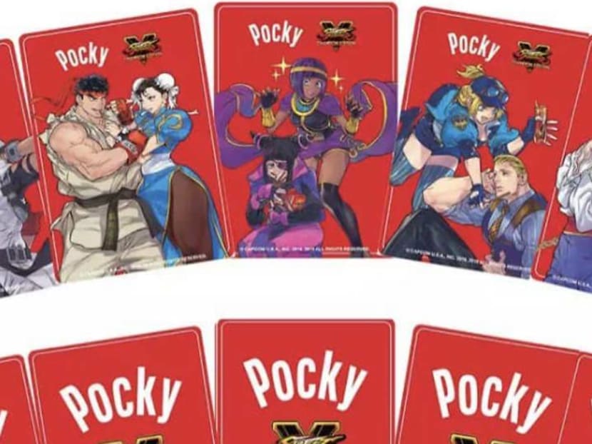 Redmart Now Sells Street Fighter Pocky Box Set With Collectible Cards ...