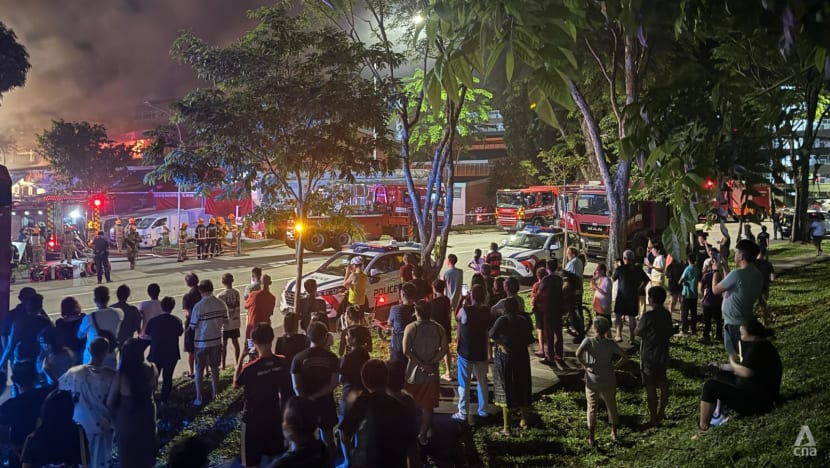 Fire breaks out at Toa Payoh Industrial Park - CNA