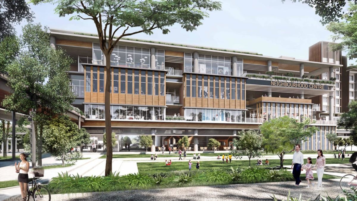 Supermarket, food court among first shops that will open at Tengah’s new neighbourhood centre - CNA