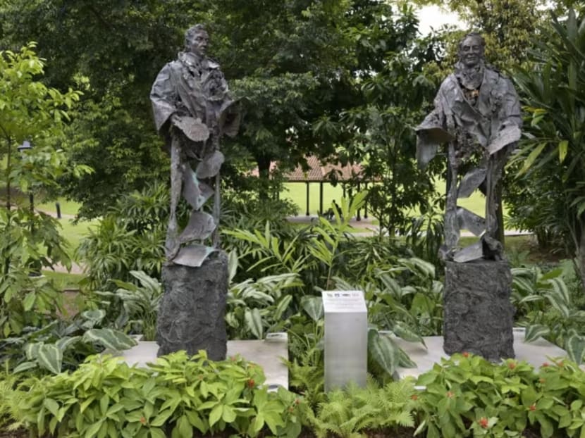 Raffles, Wallich statues in Fort Canning: Singapore does not glorify ...