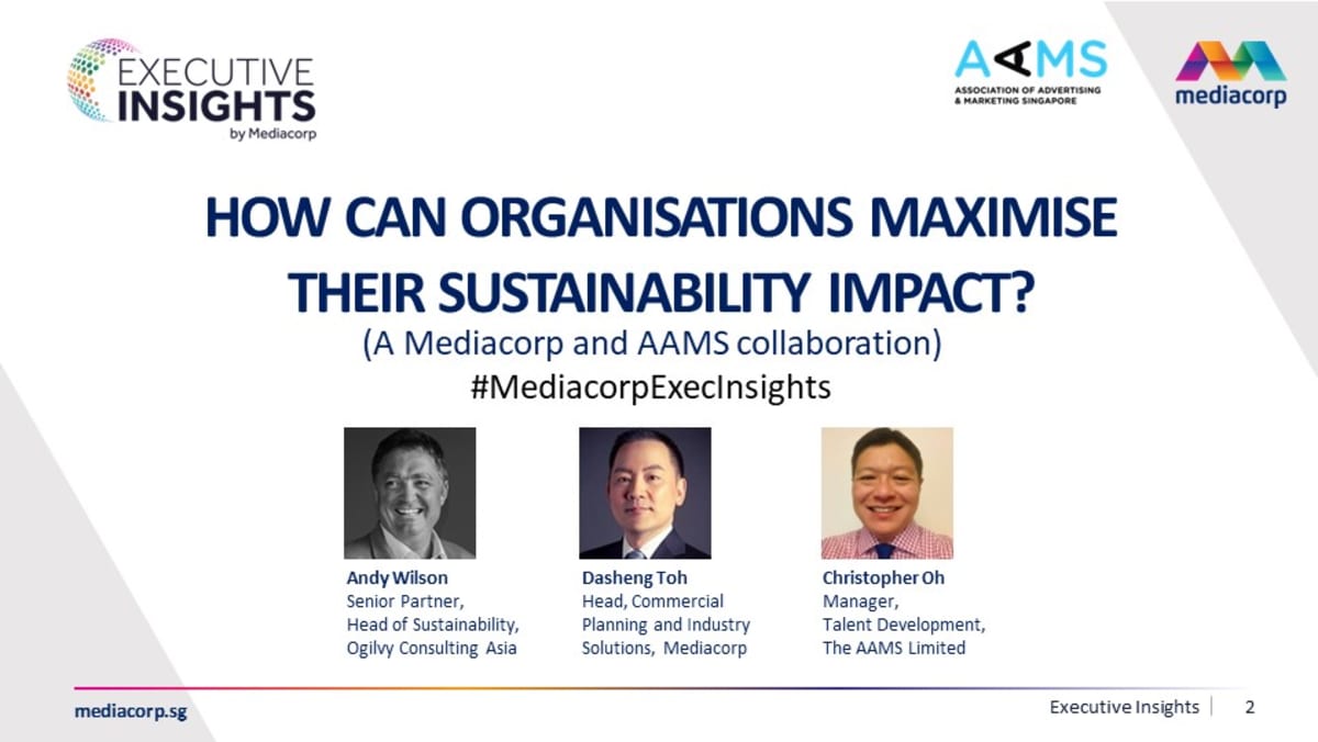 How can organisations maximise their Sustainability impact? - Mediacorp