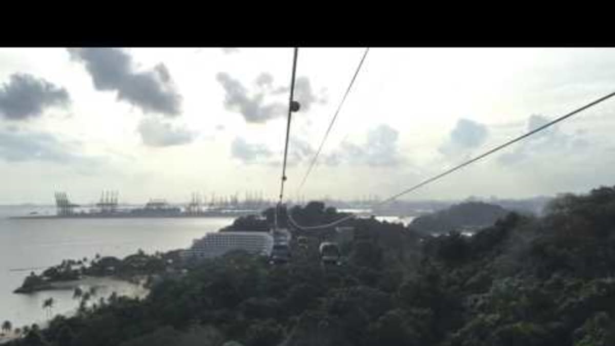 Sentosa Line Cablecar Hyperlapse - TODAY