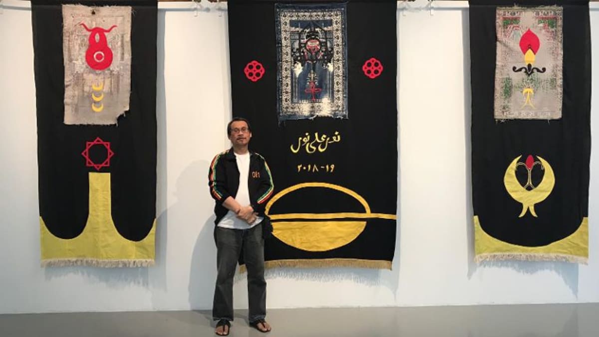 ‘Jelmaan Panji-Panji Hitam’ - karya terbaru seniman veteran Salleh ...