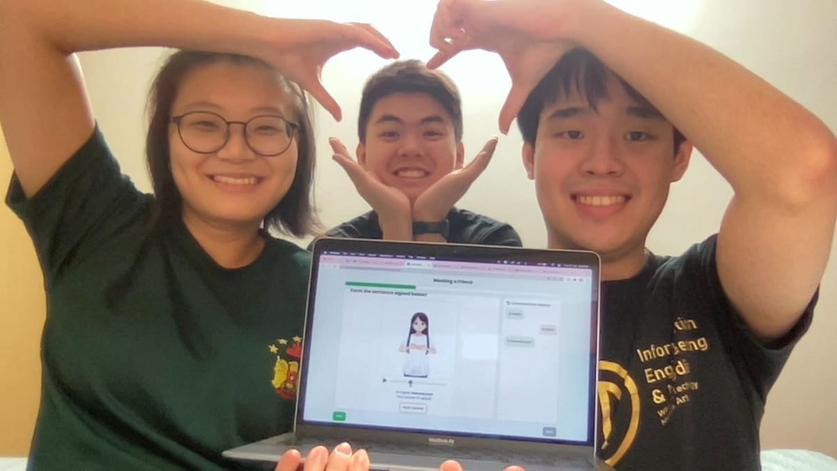 Youths invent sign language learning app for family, friends of those ...