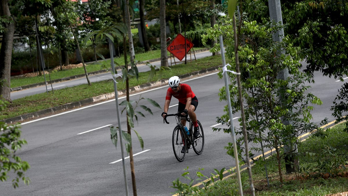 Rule for road cyclists to ride in single file at all times being ...