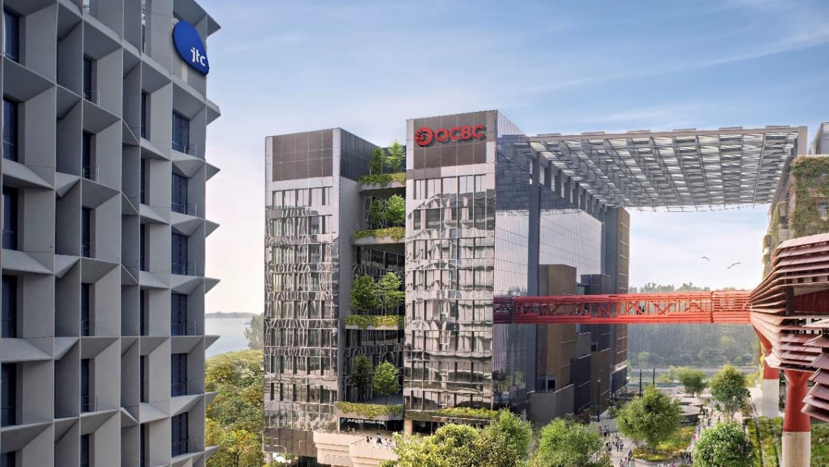 OCBC lines up new hub in Punggol Digital District that can house up to 4,000 employees - CNA