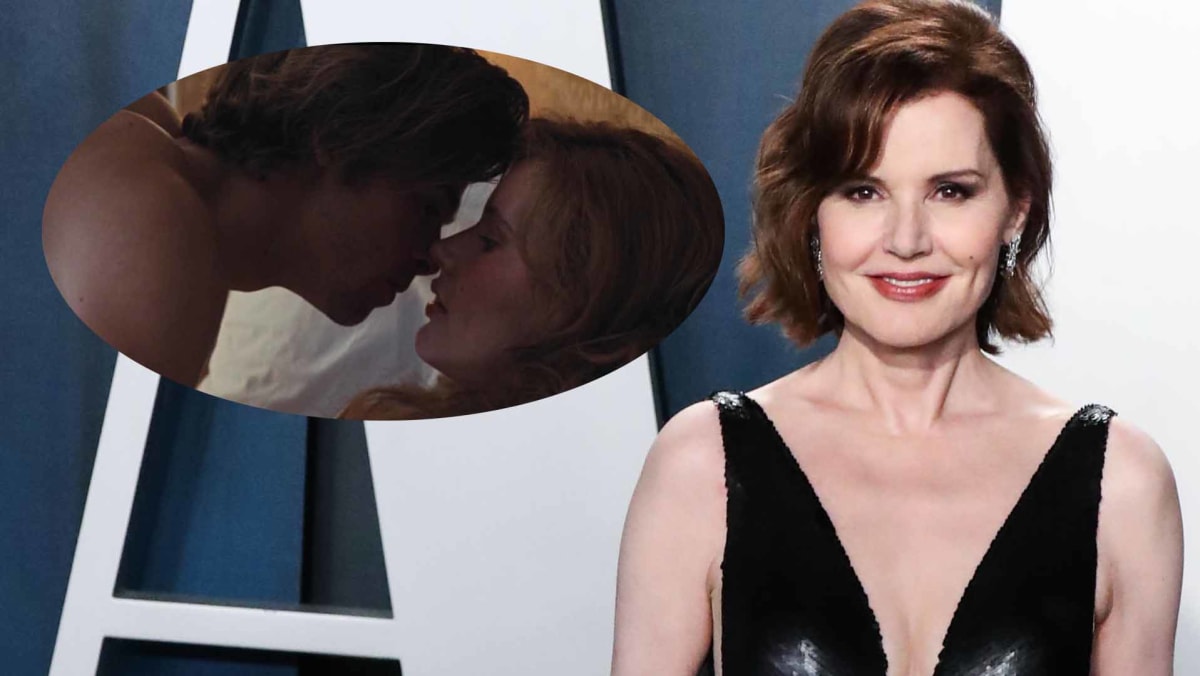 Geena Davis Claims Brad Pitt Got Make Up Artist To Cover Up Tiny Little Pimple On His Bum When