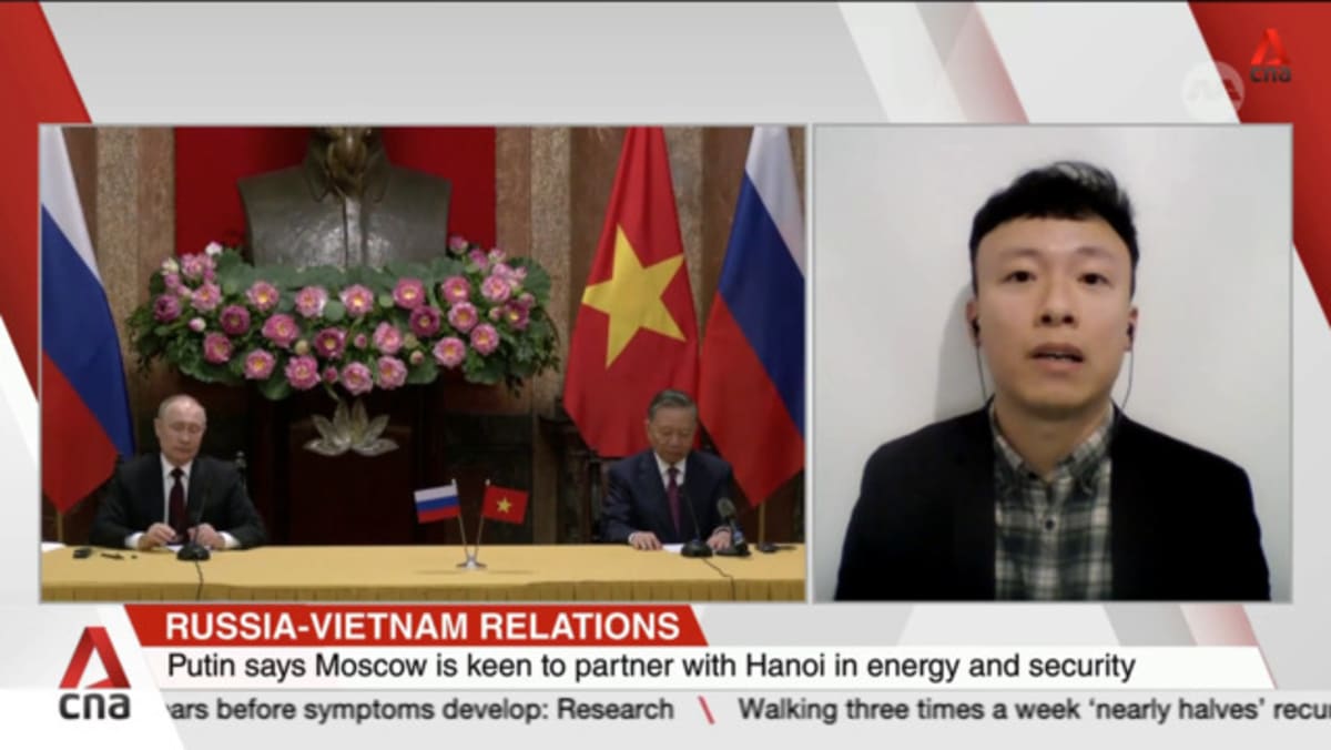 Nguyen Khac Giang on Russian leader Putin's visit to Asia - CNA