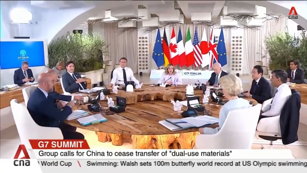 Italian PM hails successful G7 summit, says group united on global challenges - CNA