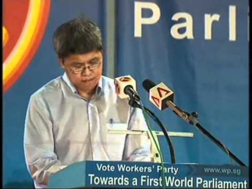 WP's Png Eng Huat at East Coast GRC, April 30 - TODAY