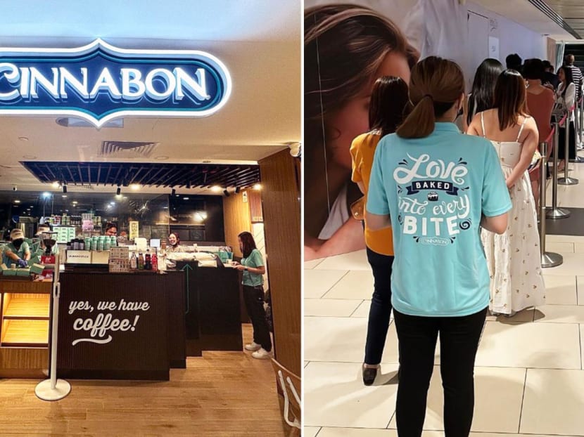 Cinnabon Fans Queue 2 Hours For Cinnamon Rolls Ahead Of Soft Opening Of ...