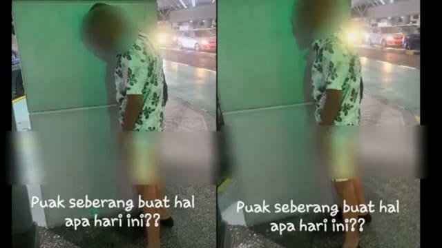 涉在新山关卡公共区域撒尿 两狮城男被逮捕 - 8world