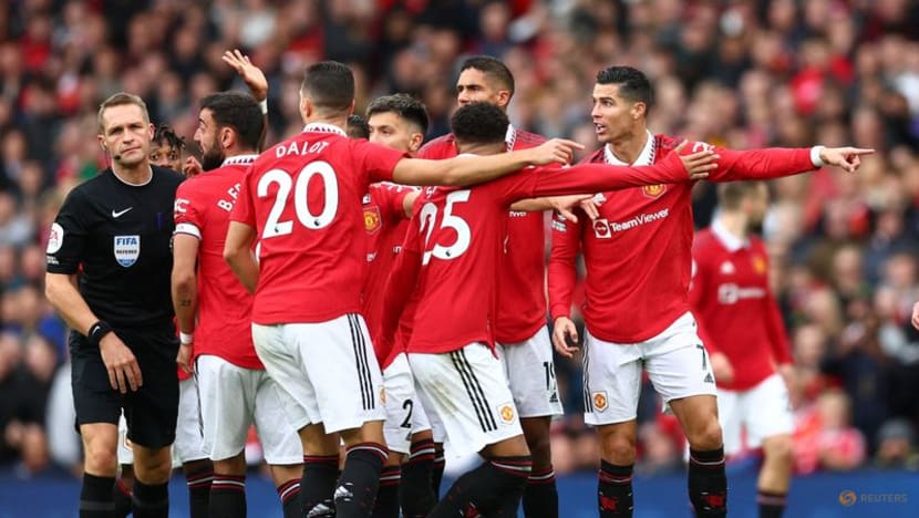 Soccer-Man United charged over Ronaldo disallowed goal incident - CNA