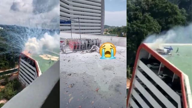 装置跨年烟花时突发爆炸 马国酒店职员一死一伤 - 8world