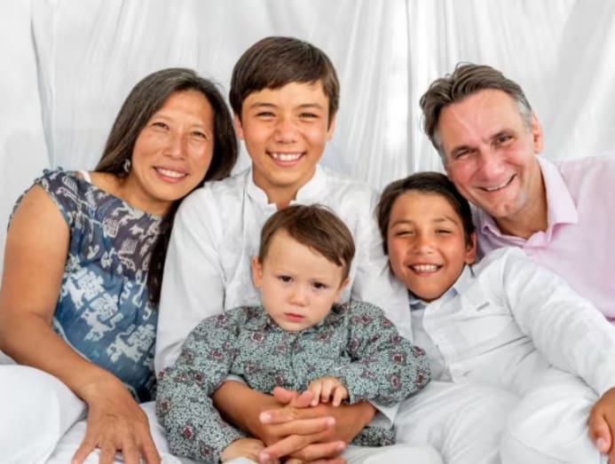 How Max Maeder’s parents Hwee Keng and Valentin first met almost 30 ...