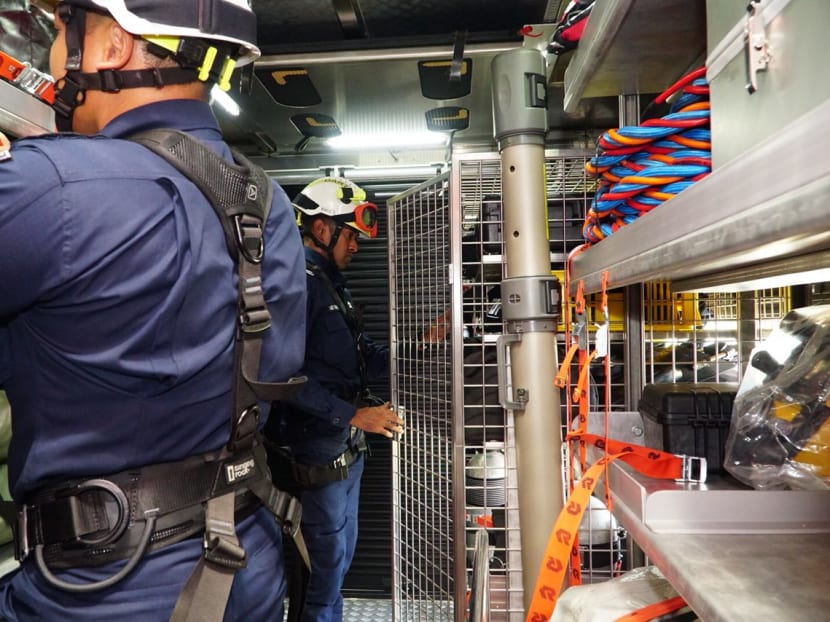 SCDF unveils 2 new vehicles to boost response to chemical leaks, rescue ...