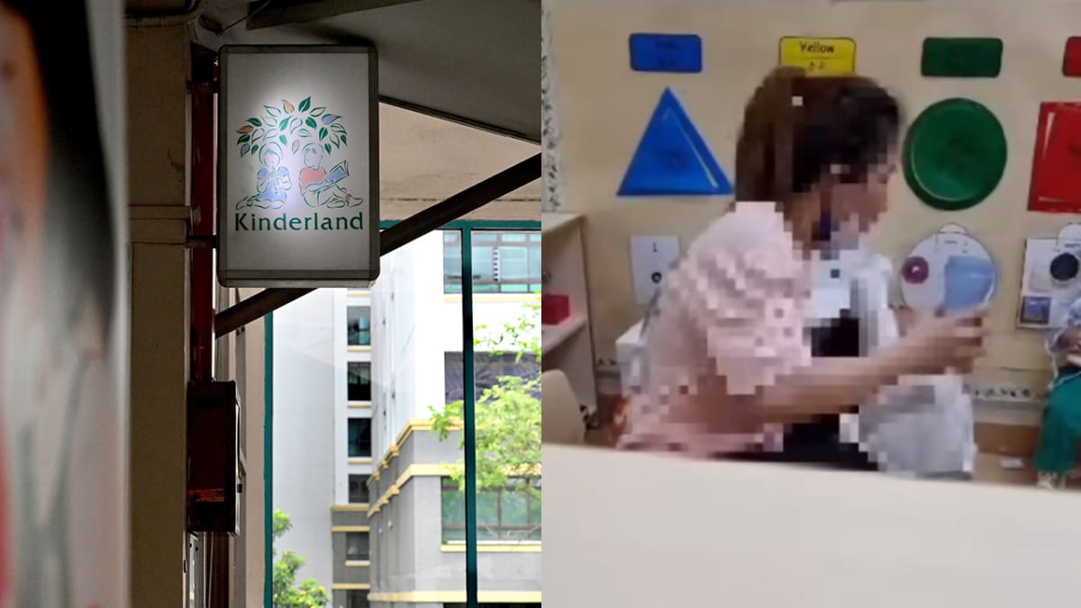 Parents withdraw their children from Kinderland preschool in Woodlands after videos of alleged ...